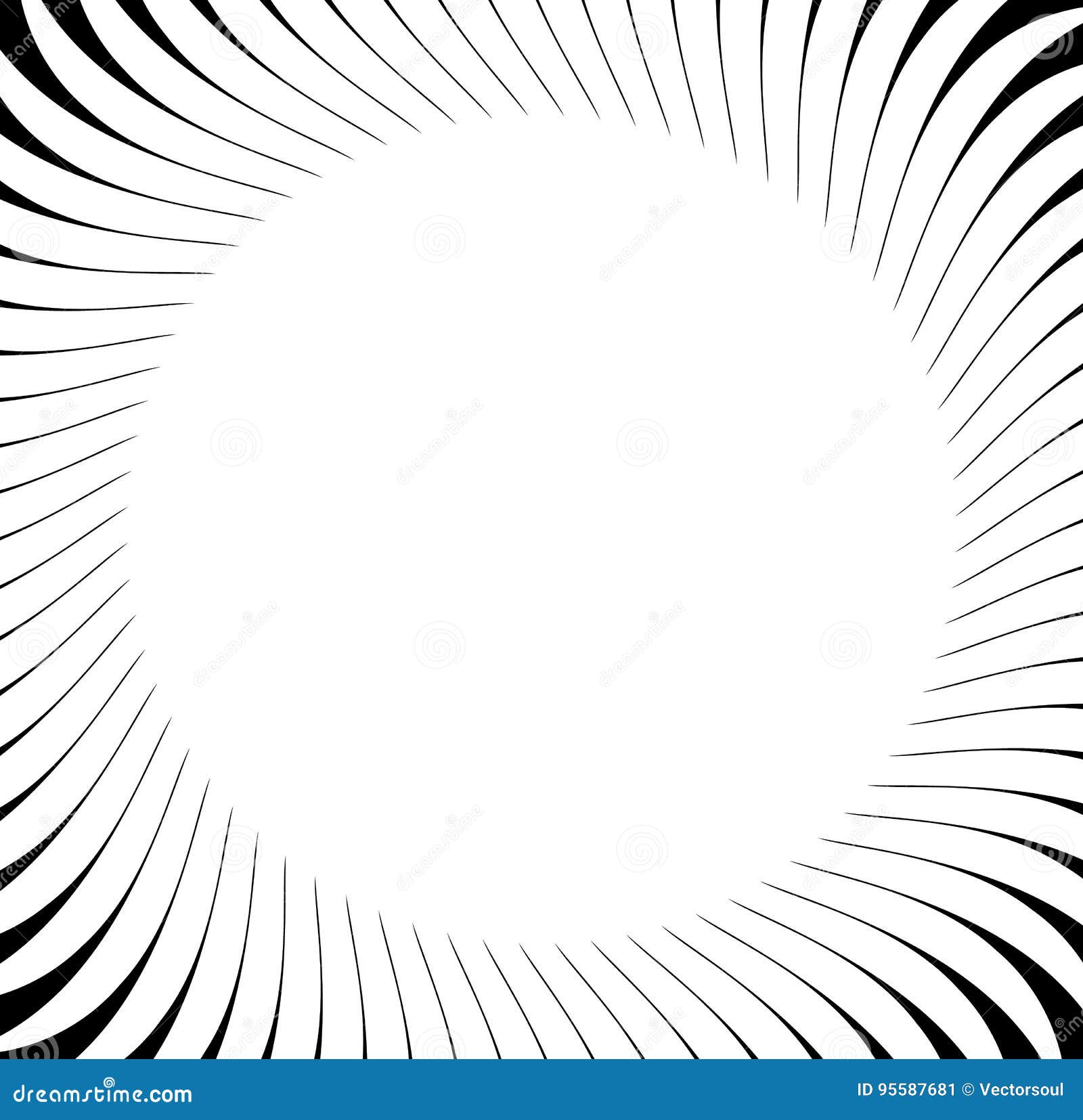 Abstract Pattern with Radial Lines. Radial, Radiating Lines with Stock ...