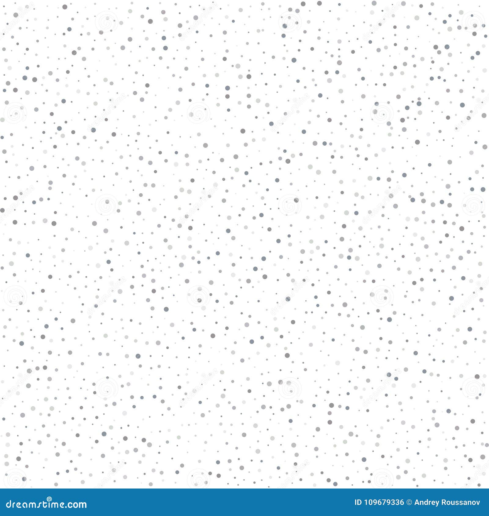 Abstract Pattern of Random Silver Dots on White Background. Elegant ...