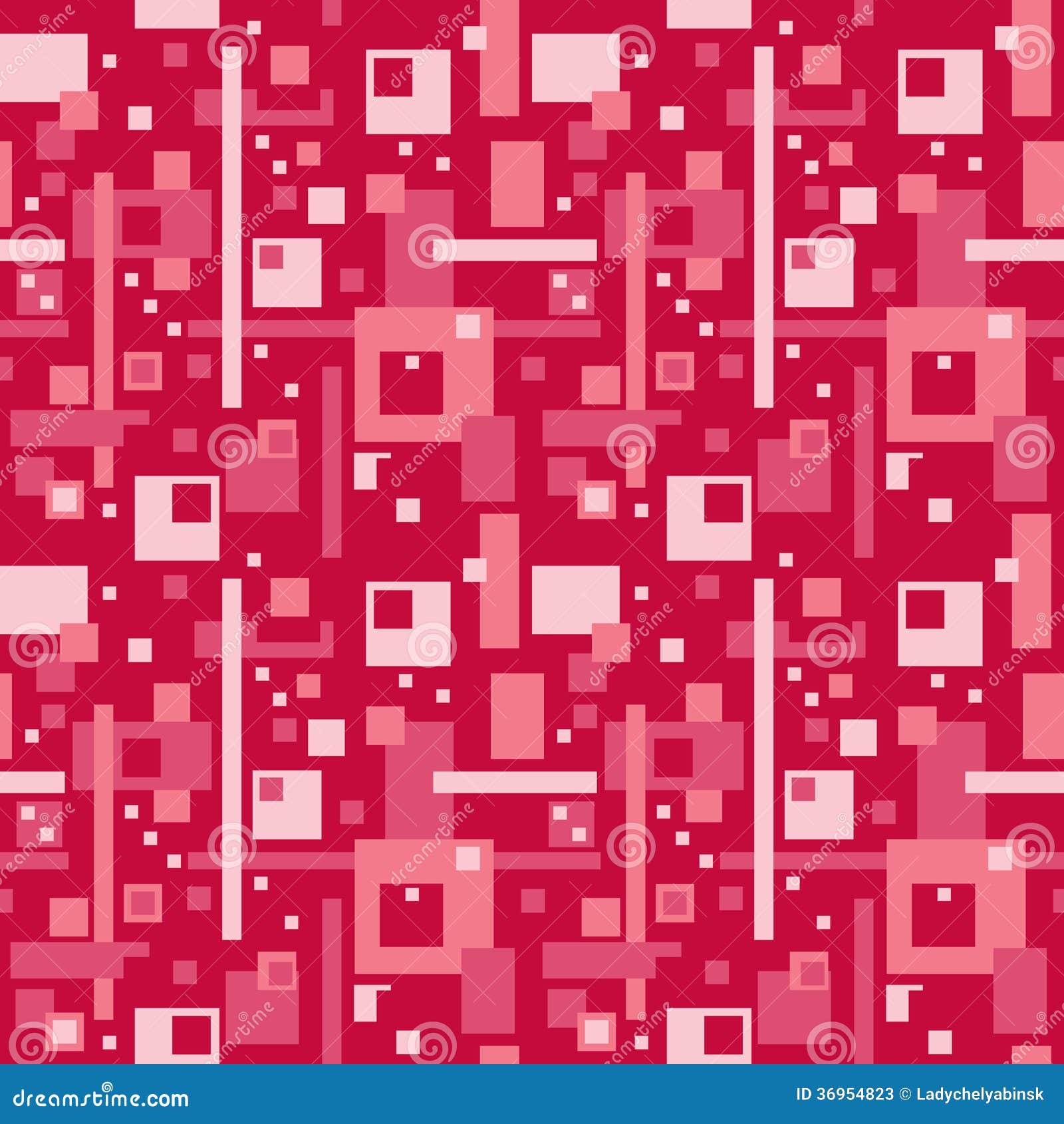 Abstract Pattern in Red Color Stock Vector - Illustration of pattern ...