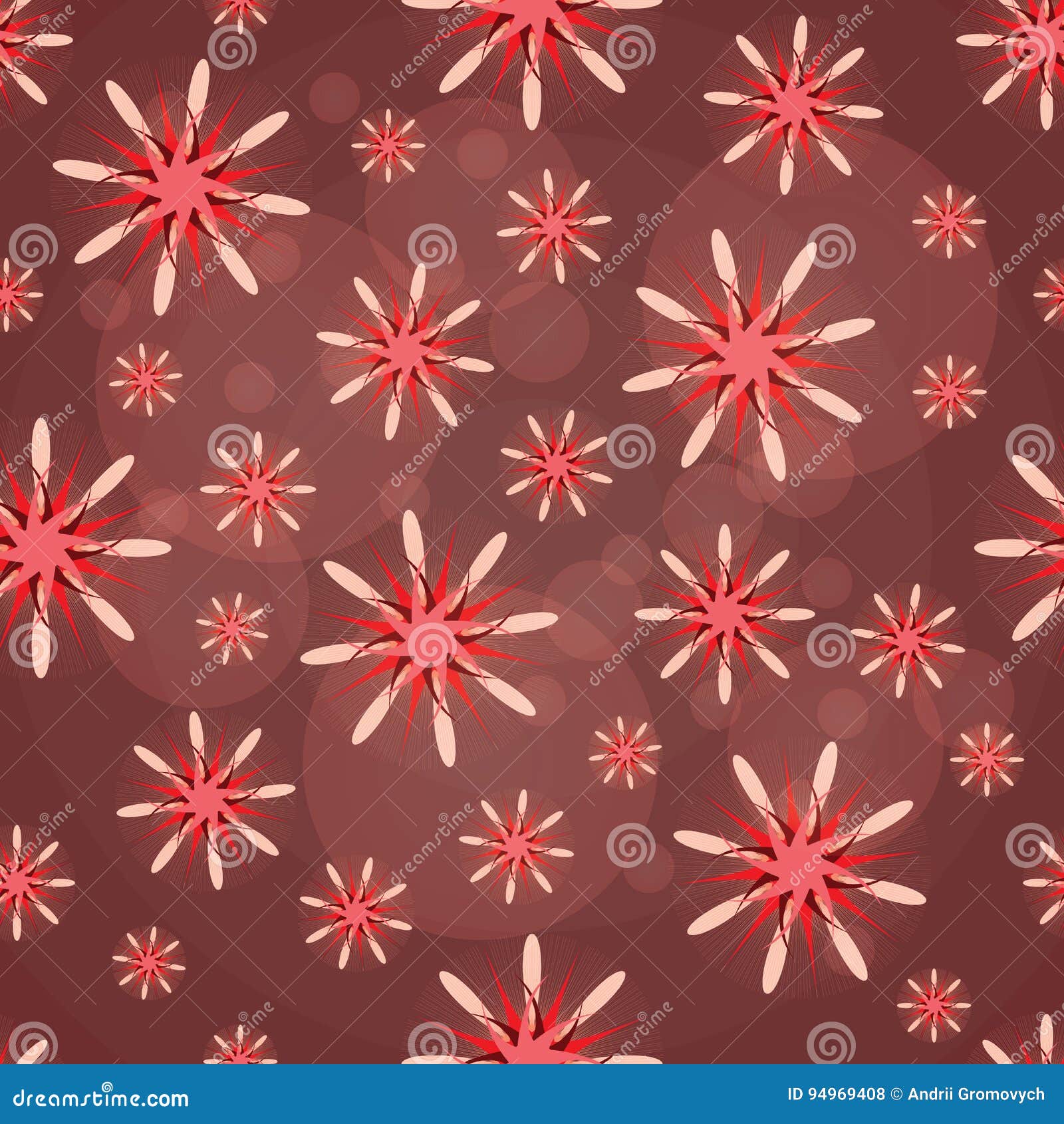 Abstract Pattern with Red Figures. Stock Vector - Illustration of grid ...