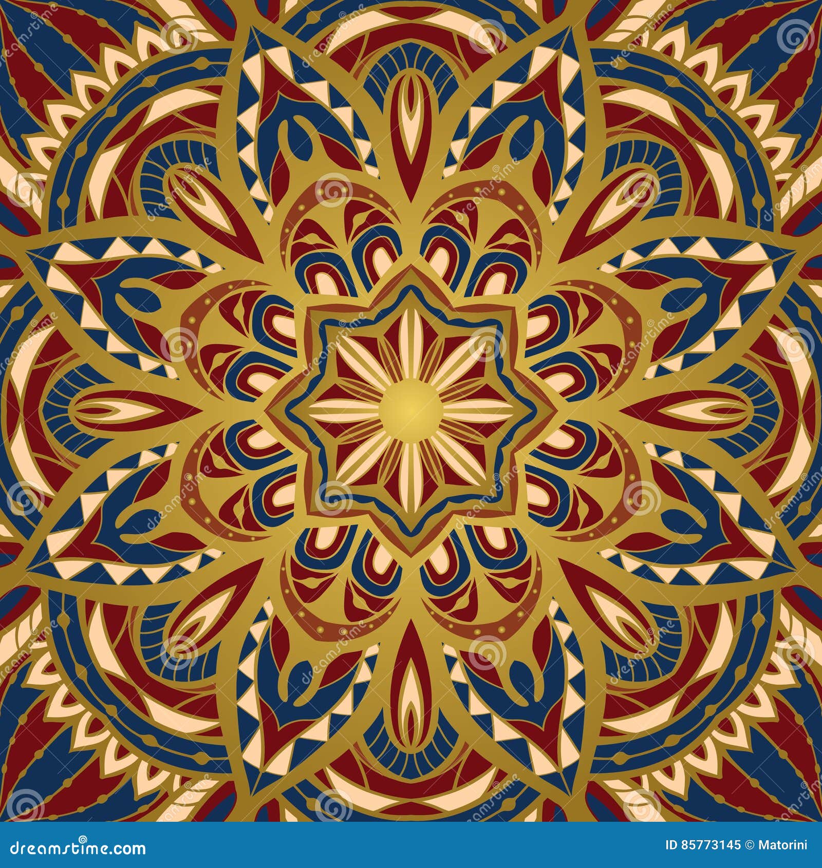 Abstract Pattern for Shawl. Stock Vector - Illustration of ornament ...