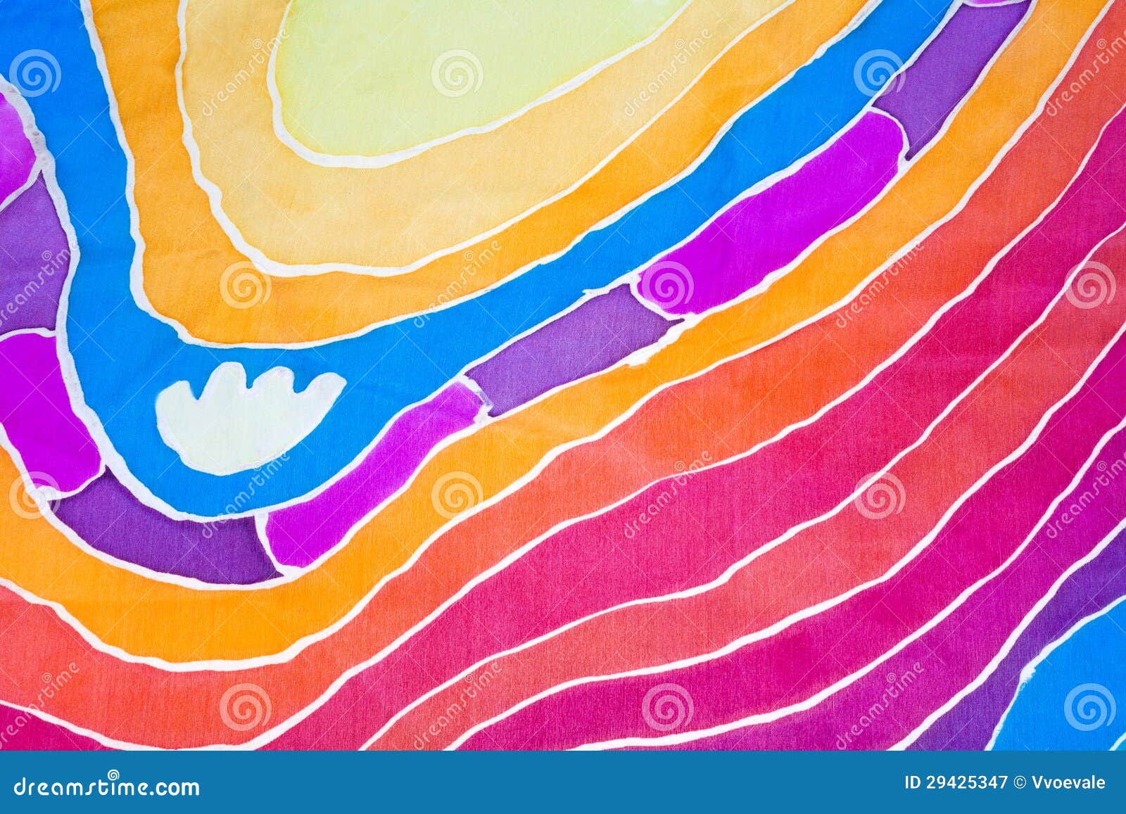 Abstract Pattern on Silk Batik Stock Illustration - Illustration of ...