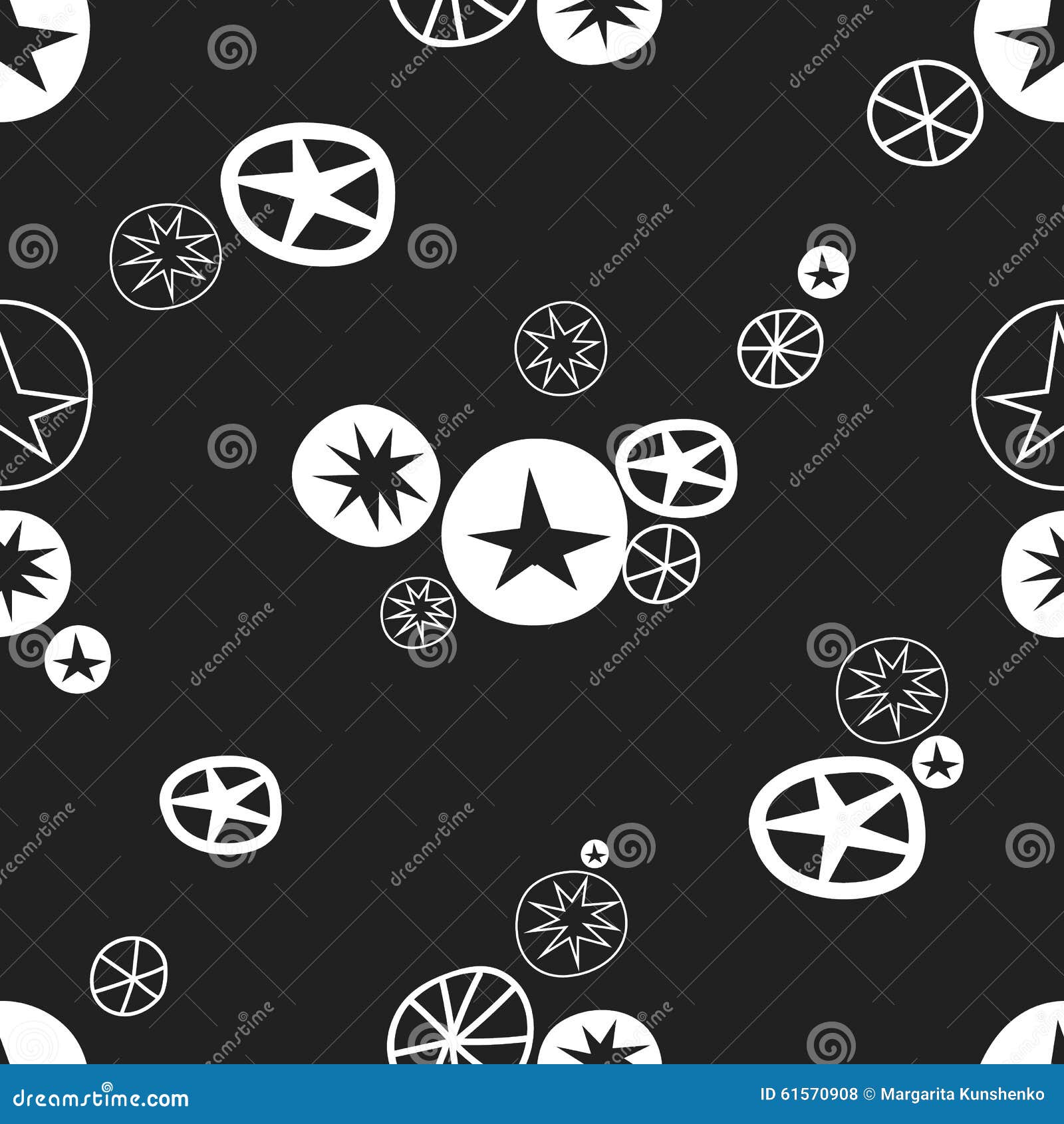 Abstract Pattern with Stars Stock Vector - Illustration of textile ...