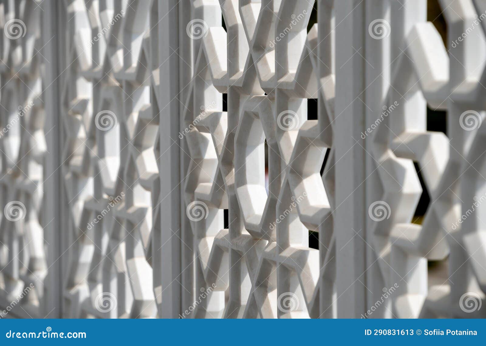 Abstract Pattern Stone Wall of Islamic Mosque Stock Image - Image of ...