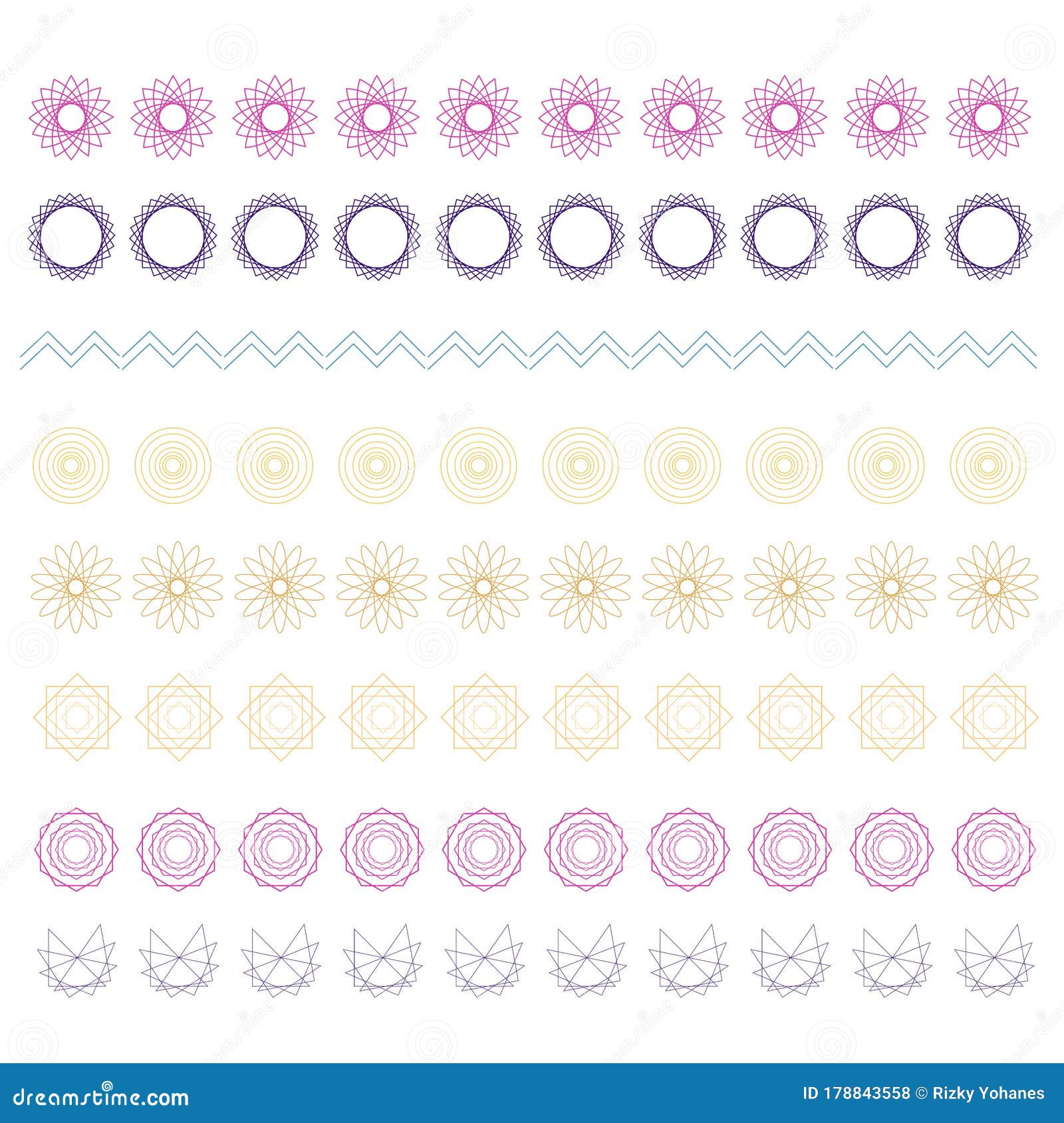 Abstract Pattern Template Vector Print Stock Vector - Illustration of ...