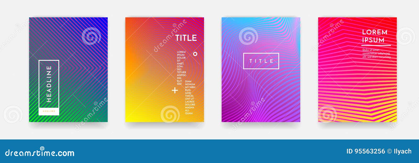 Abstract Pattern Texture Book Brochure Poster Cover Gradient Template ...