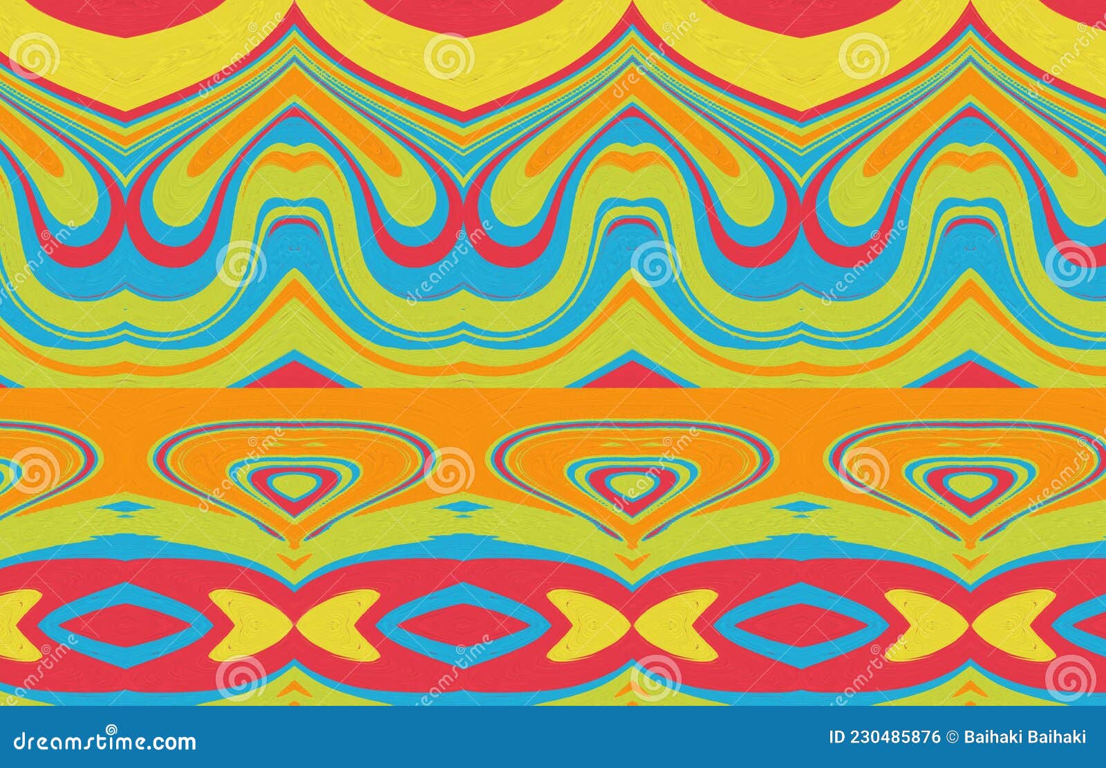 Abstract Pattern. Texture with Wavy, Curves Lines Stock Illustration ...