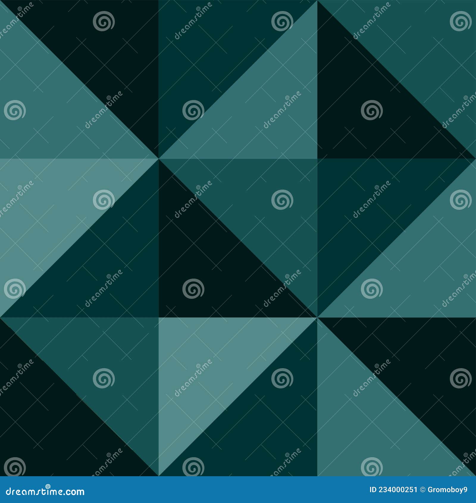 Abstract Pattern of Triangles in Dark Shades. Vector Drawing Stock ...