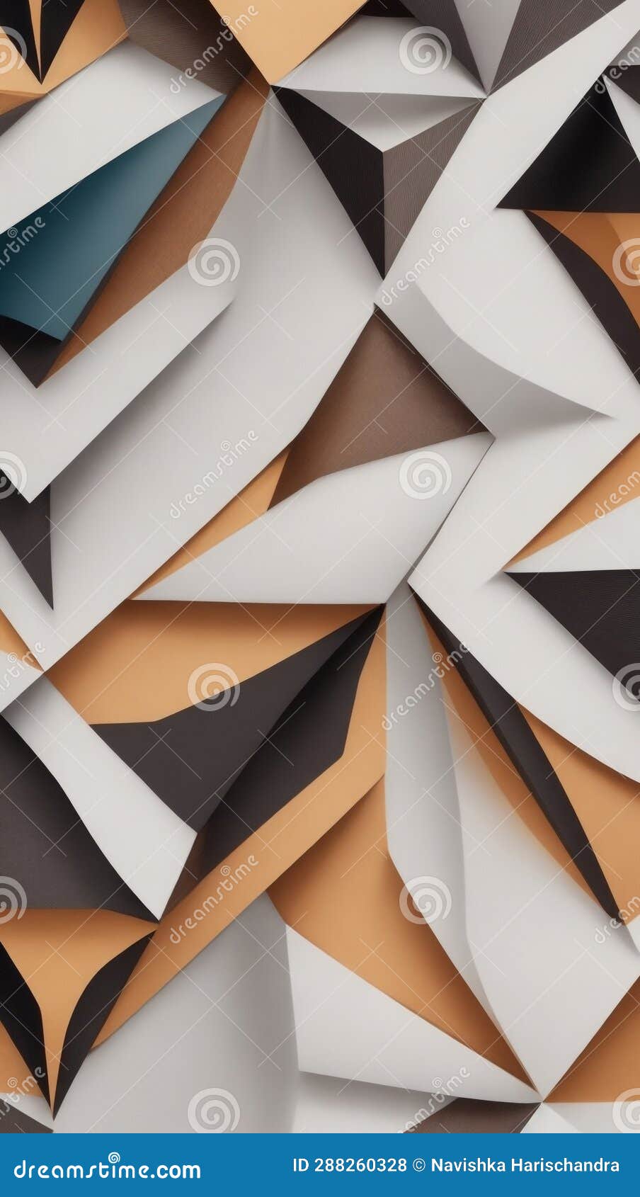 Abstract Pattern Wallpaper Black White and Brown Mix Art Stock ...