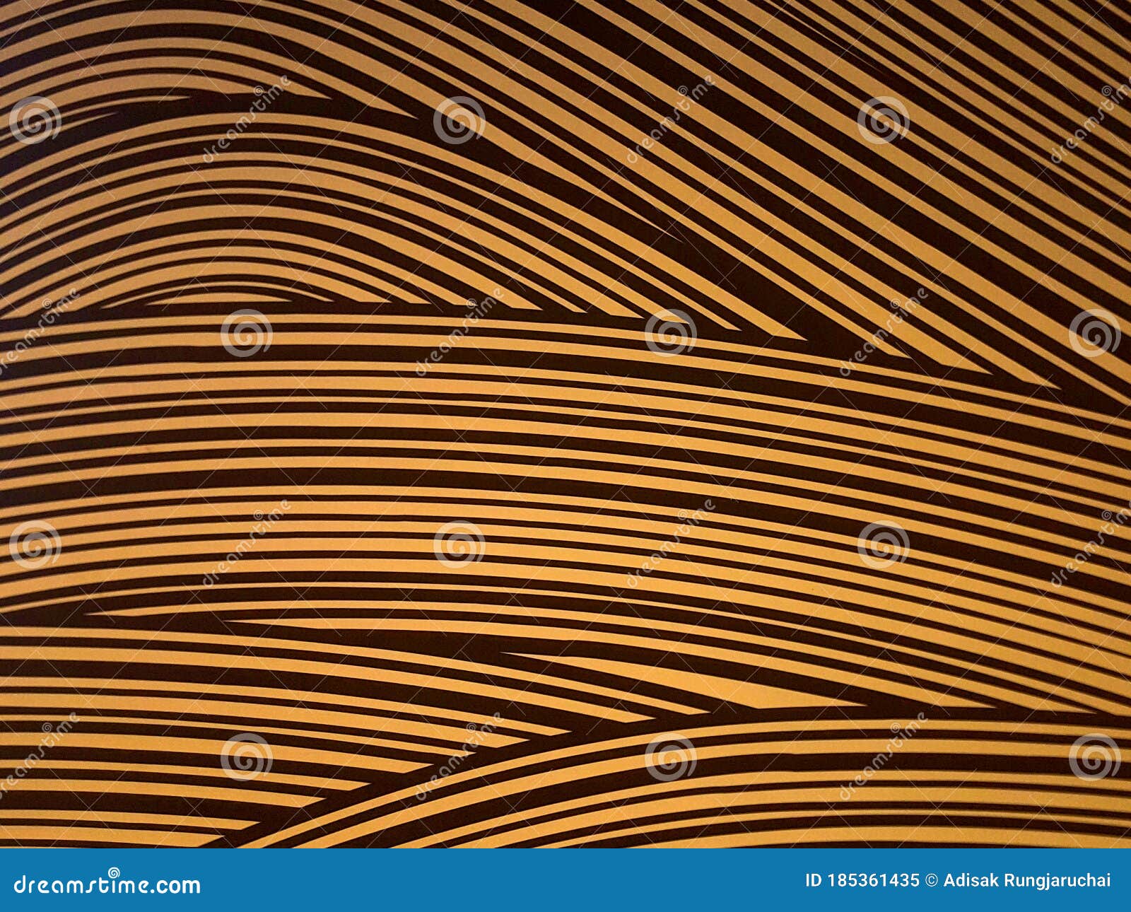 Abstract Pattern. Wave Line Design Black and Orange Gold. Curves Lines ...