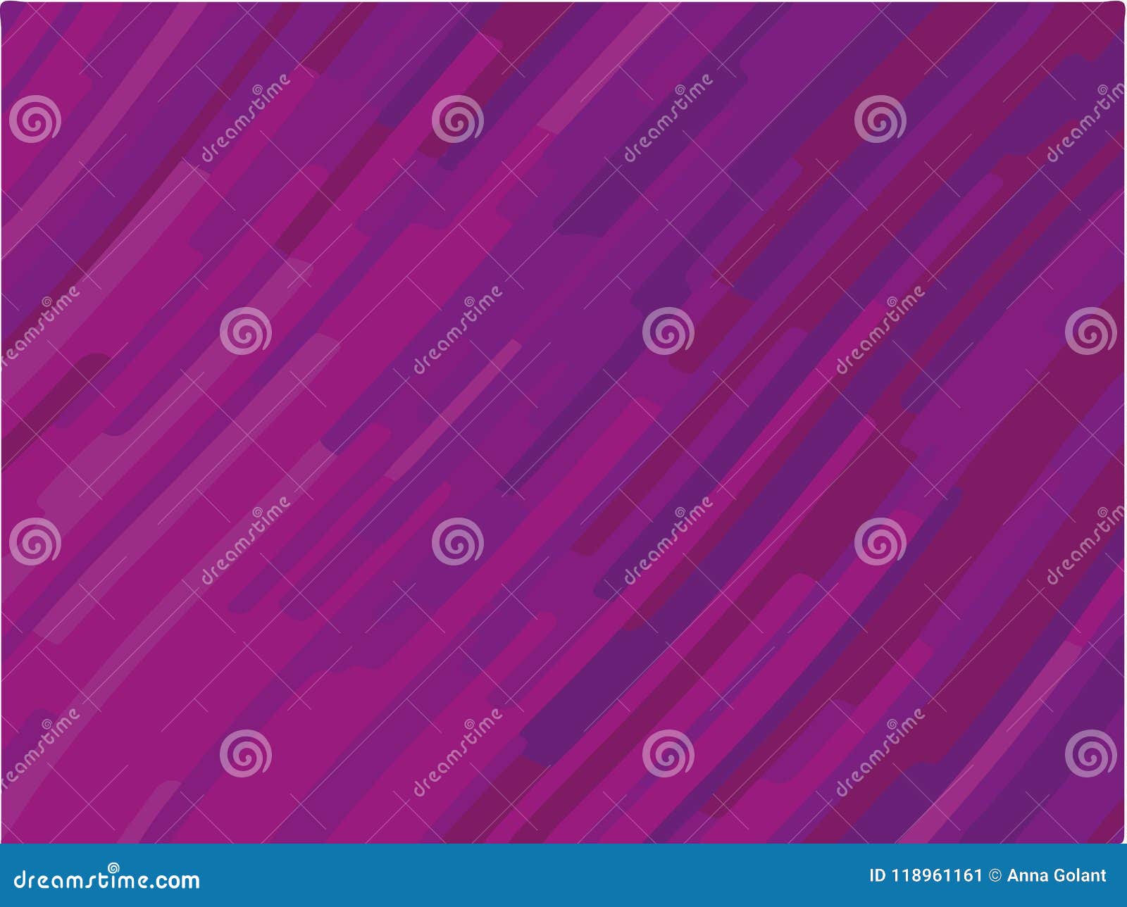 Abstract Pattern with Wave Lines. Minimal Design. Blue-violet ...