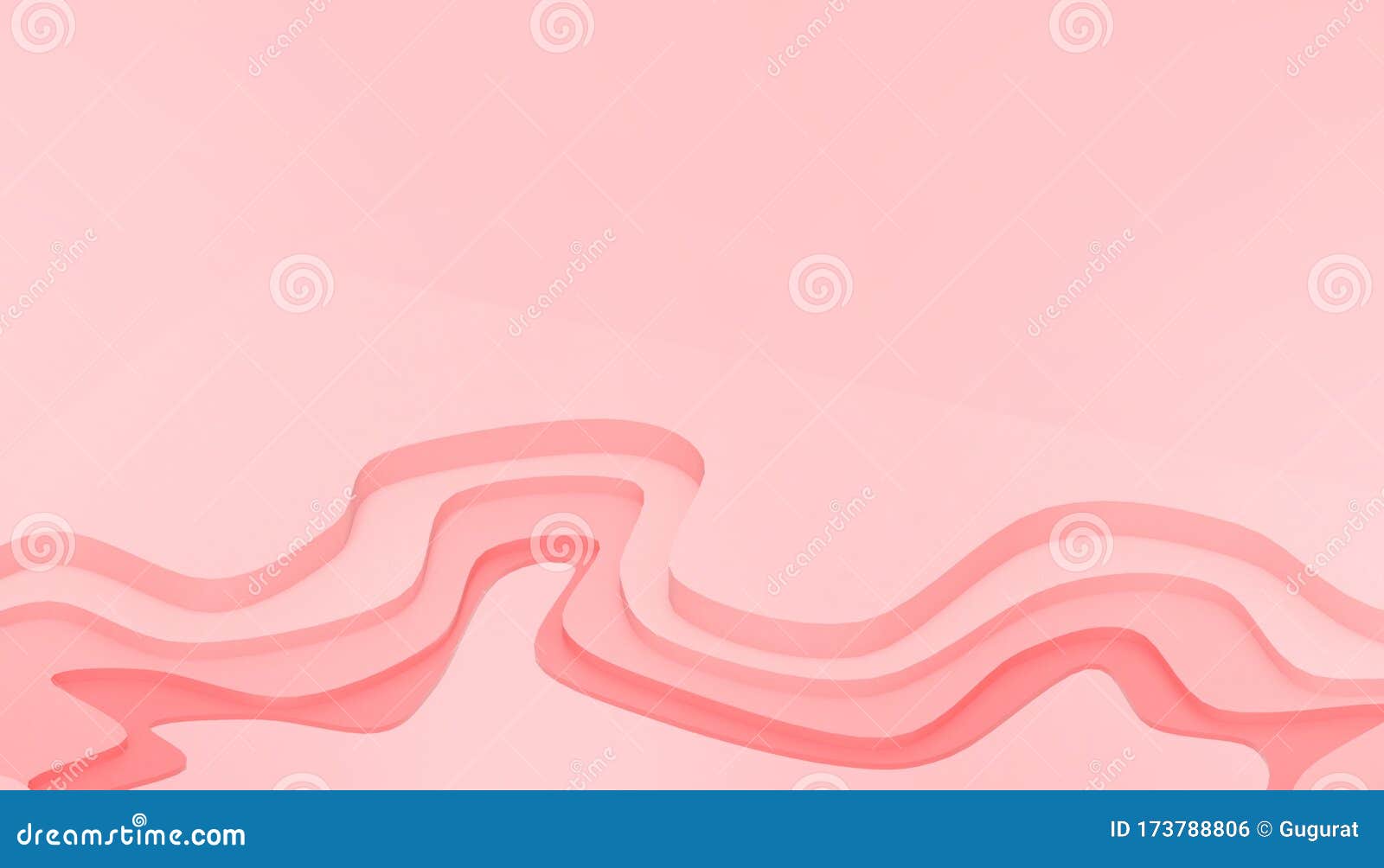 Abstract Pattern Waves Red Background Paper Layers Modern Ideas ...