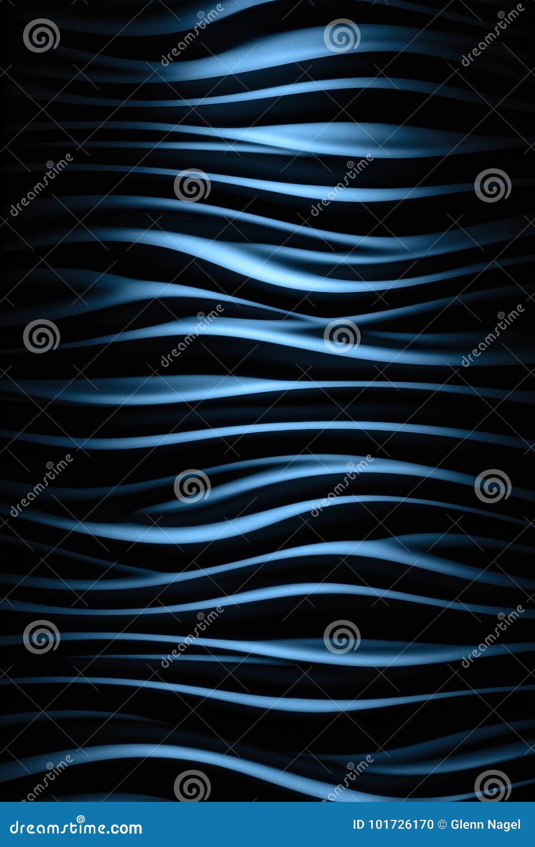 Abstract Pattern of Wavy Lines Stock Photo - Image of curves, blue ...