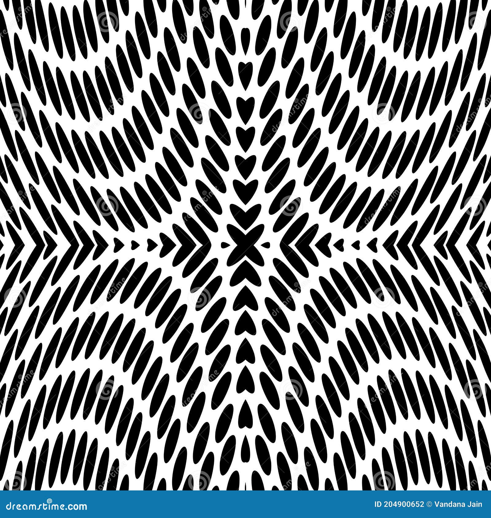 Abstract Pattern of Wavy Stripes or Rippled 3D Relief Black and White ... Abstract Pattern of Wavy Stripes or Rippled 3D Relief Black and White ...