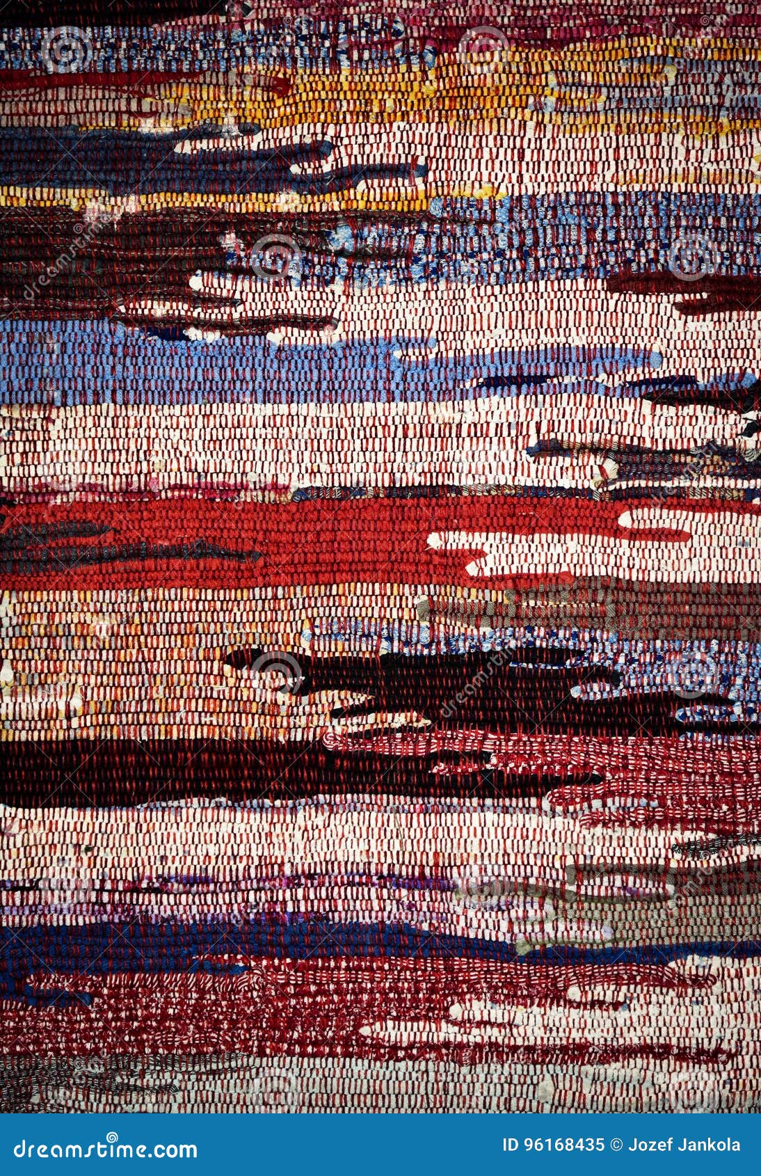 Abstract Pattern on Woven Carpet Stock Image - Image of pattern ...