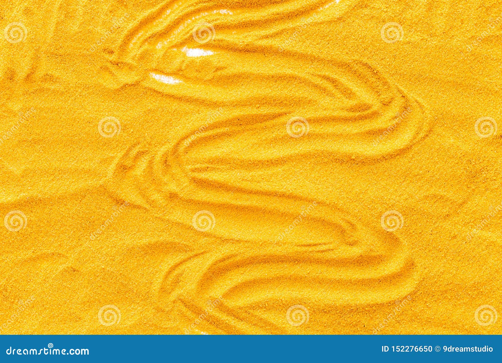 Abstract Pattern with Yellow Sand Texture and Picture Top View Stock ...