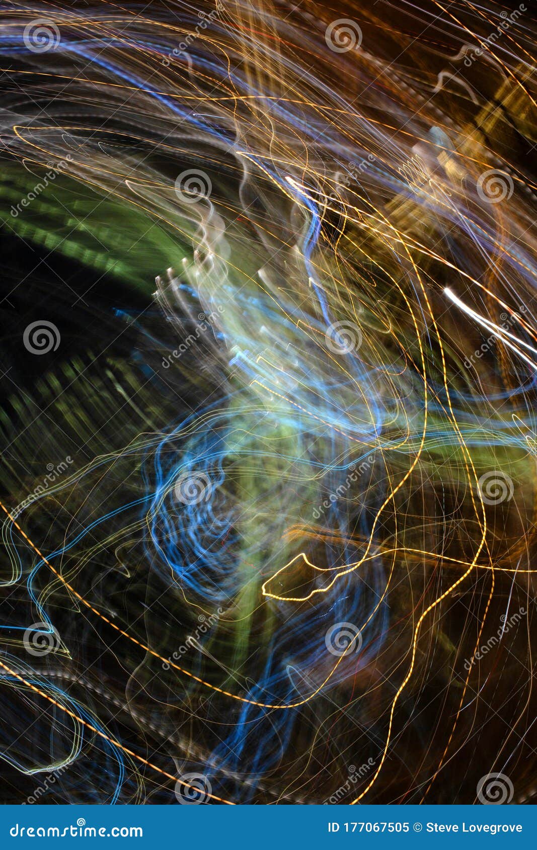 Abstract Patterns of Colourful Neon Lights Stock Image - Image of ...