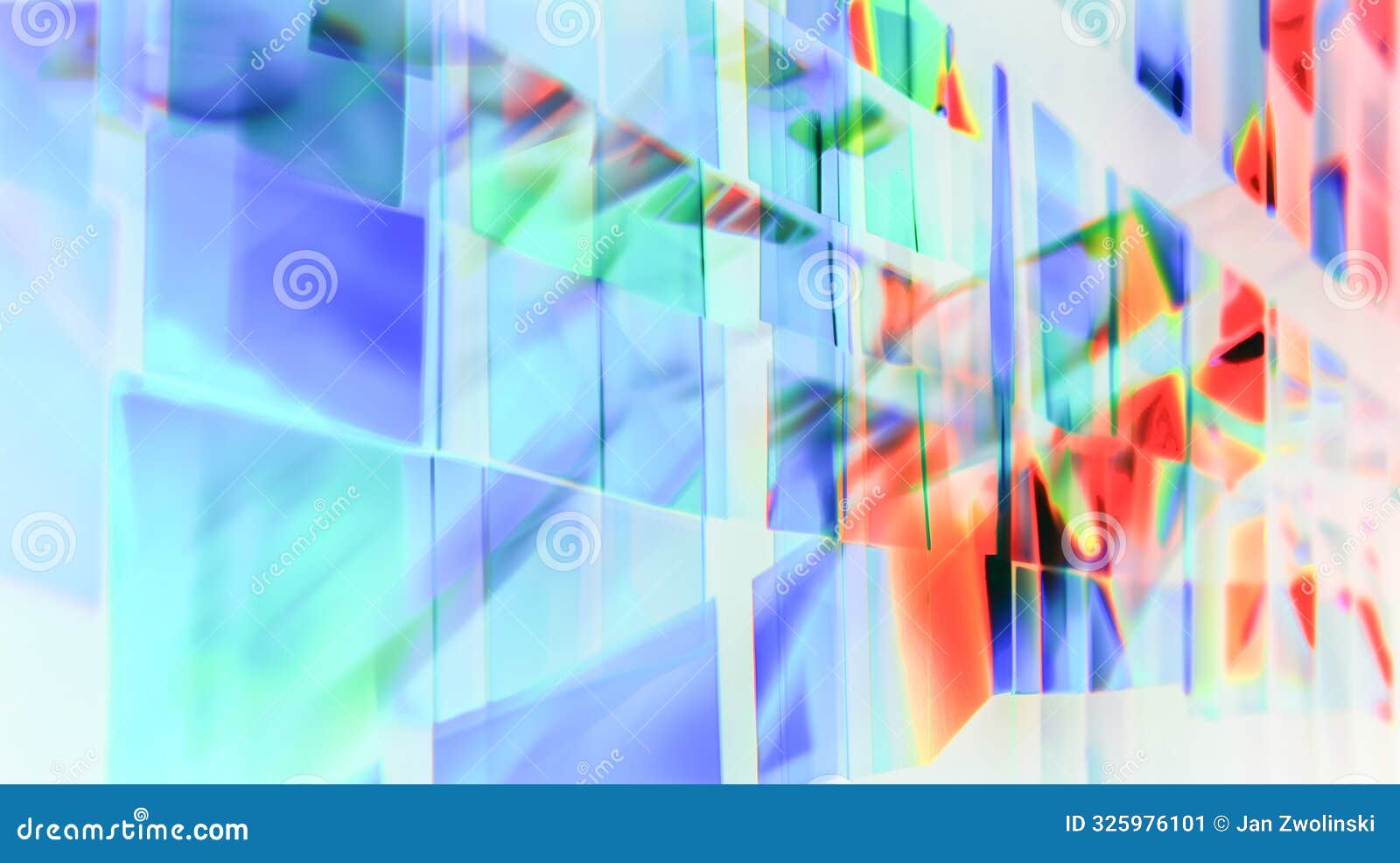 Abstract Patterns Created By Light Dispersed By Prism, Abstract ...