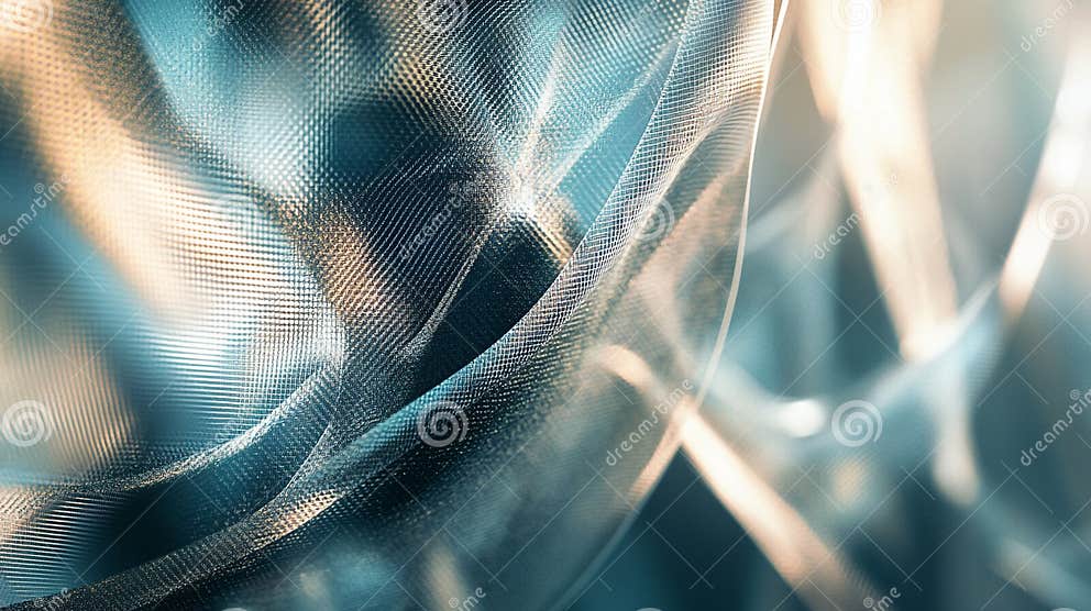 Abstract Patterns Created by Translucent Fabric with Soft Lighting ...