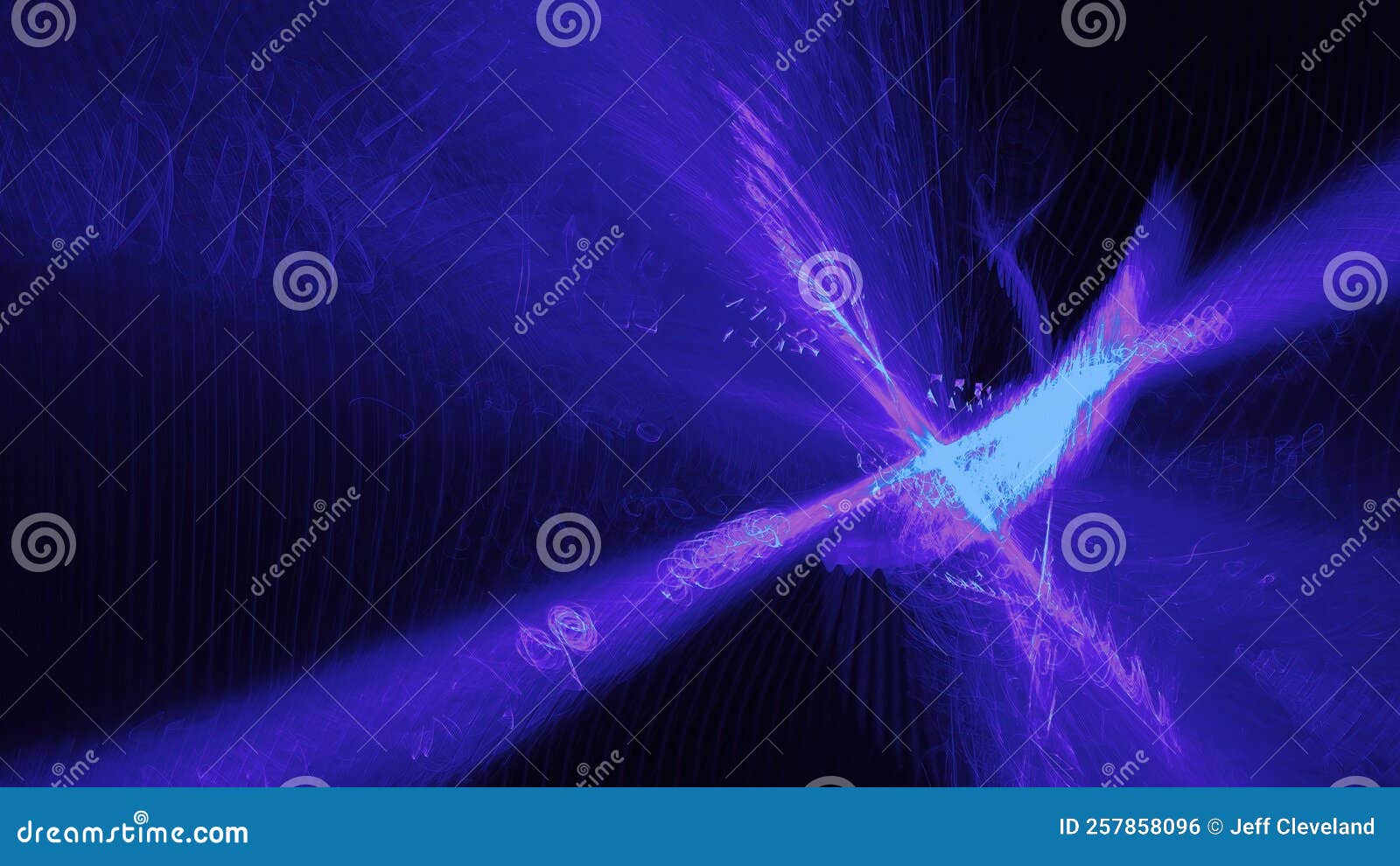 Abstract Patterns on Dark Background with Blue and Purple Lines Stock ...