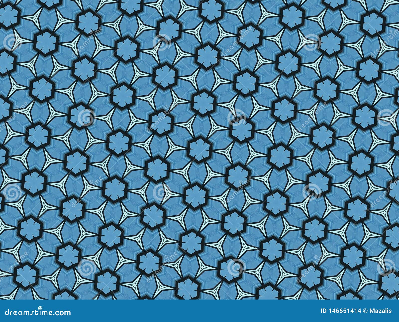Abstract Patterns of Gently Blue Color Stock Illustration ...