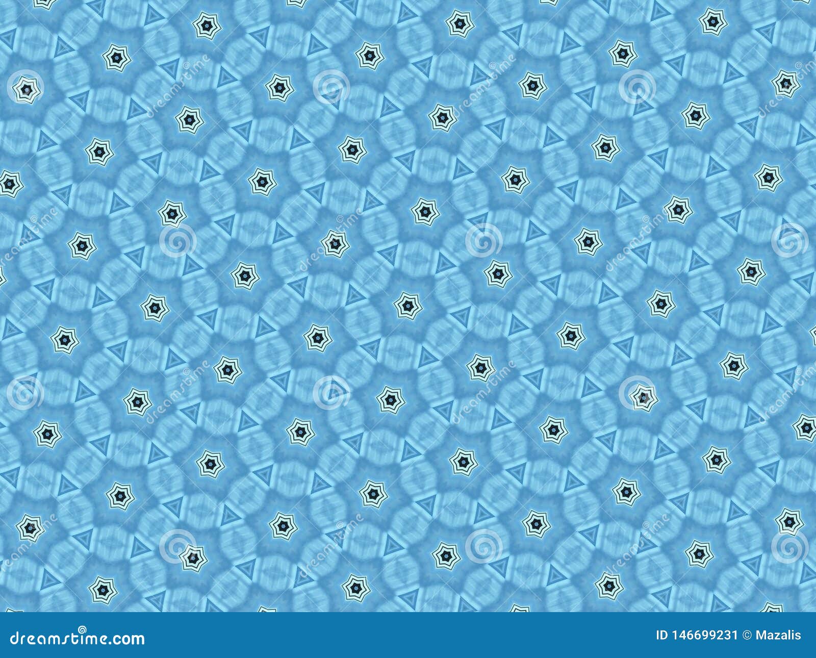 Abstract Patterns of Gently Blue Color Stock Illustration ...