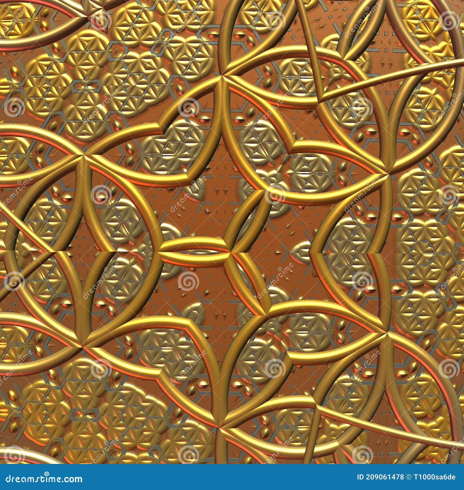 Abstract Patterns of Gold and Silver. Stock Illustration - Illustration ...