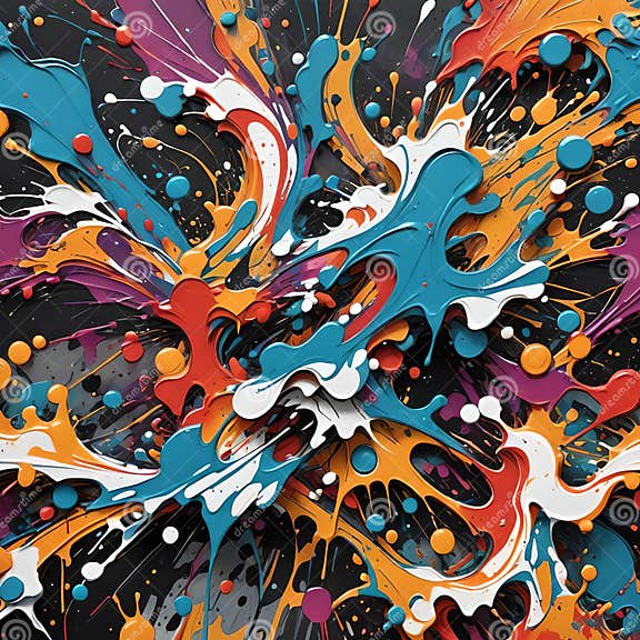 Abstract Patterns and Texture Colored Color Stock Illustration ...