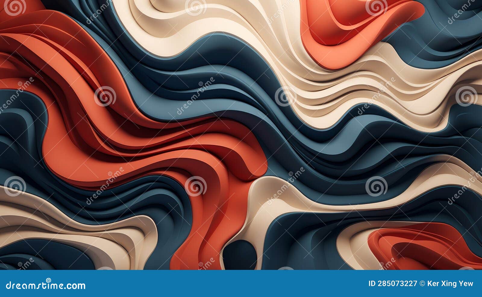 Abstract Patterns and Textures Morphing Stock Illustration ...