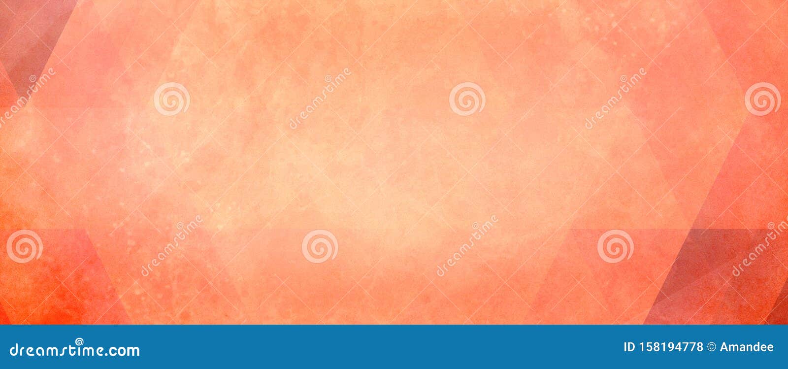 Abstract Peach and Orange Background with Faint Red Triangles and Low ...