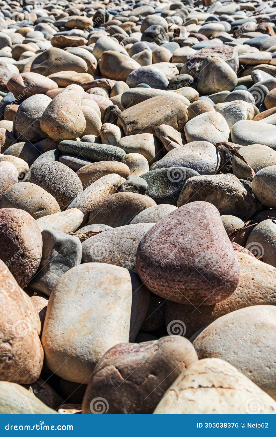 Abstract Pebble Texture. Background from Stones in Perspective Stock ...