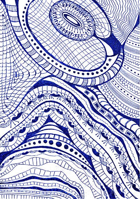 Abstract pencil drawing stock illustration. Illustration of artwork ...