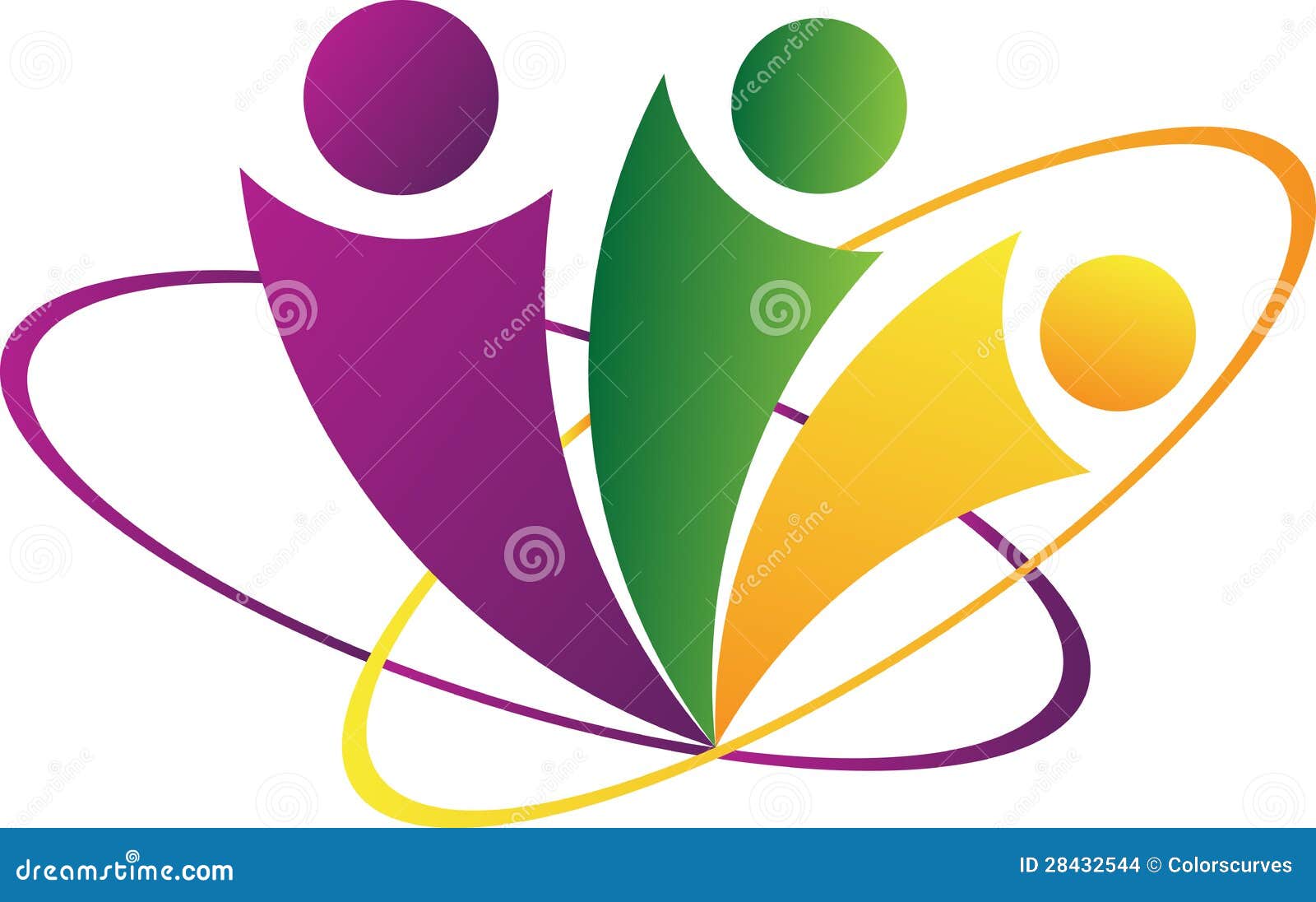 Abstract people stock vector. Illustration of connect - 28432544