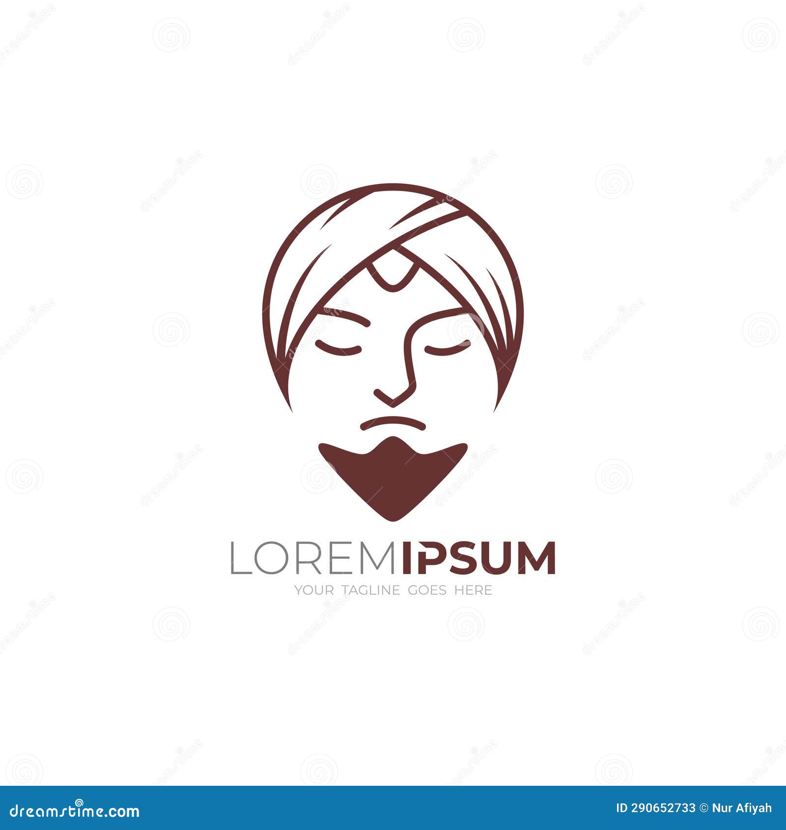 Abstract People Face Logo with Simple, Human Logos, Simple Stock ...
