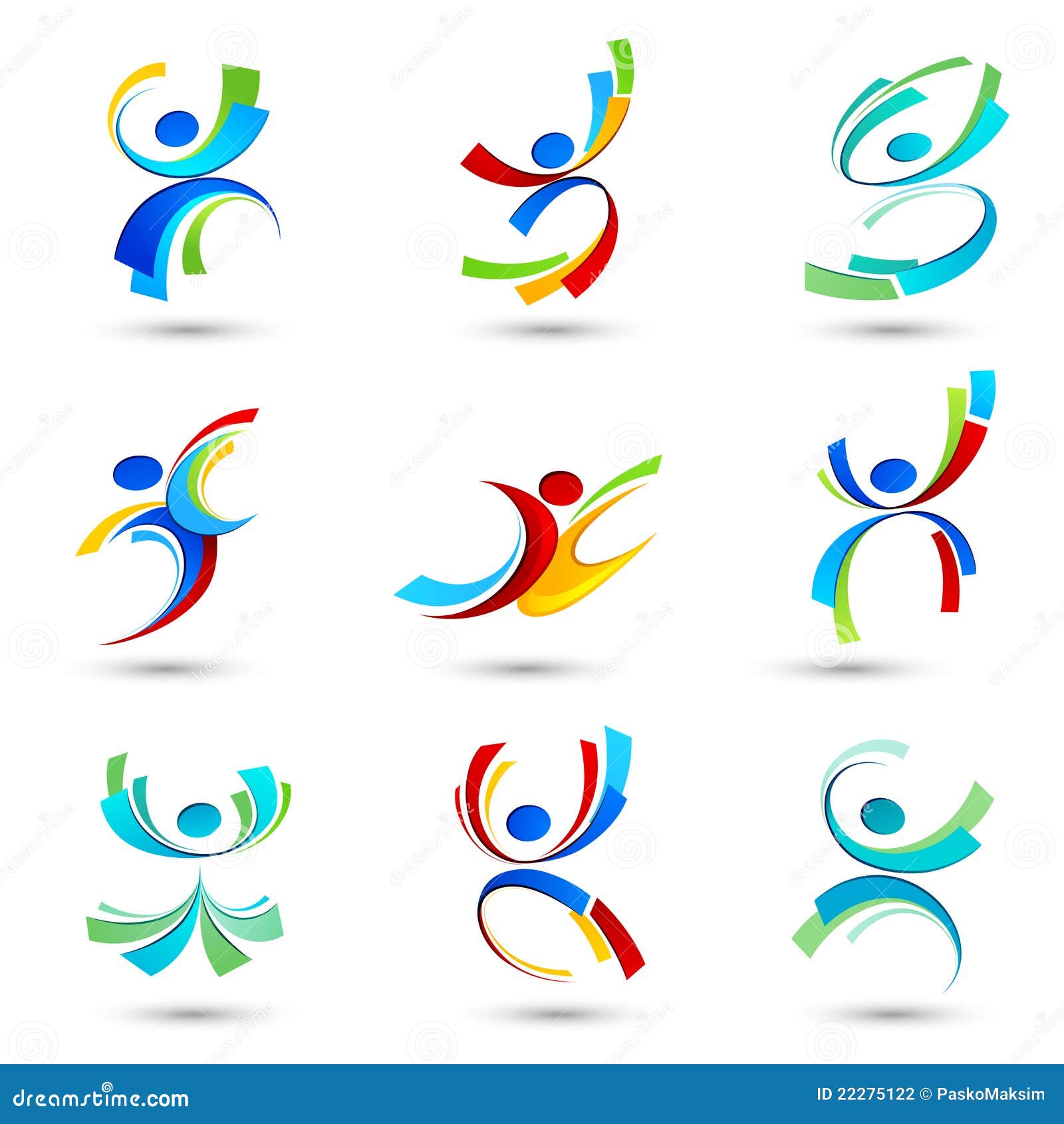 Abstract people icons stock vector. Illustration of idea - 22275122