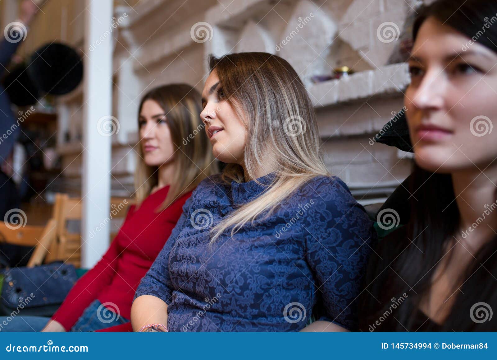 Abstract People Lecture in Seminar Room, Education or Training Concept ...