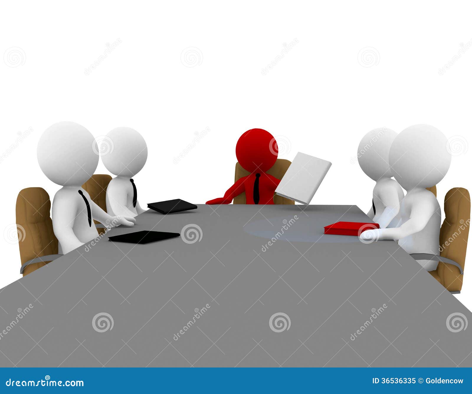 Abstract people in meeting stock illustration. Illustration of ...