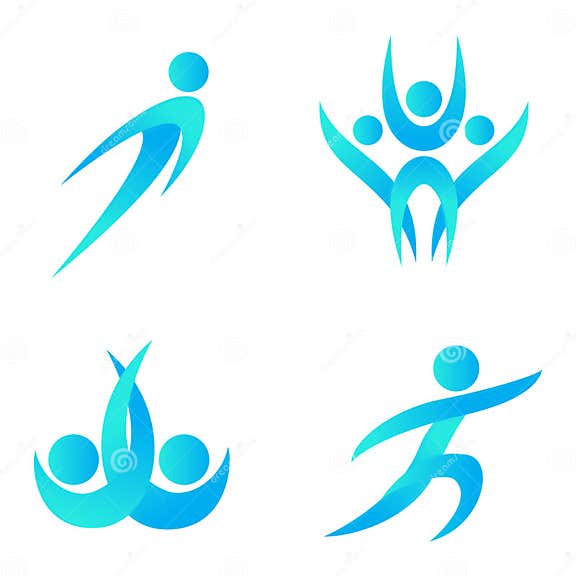Abstract People Silhouette Icon Stock Vector - Illustration of modern ... Abstract People Silhouette Icon Stock Vector - Illustration of modern ...