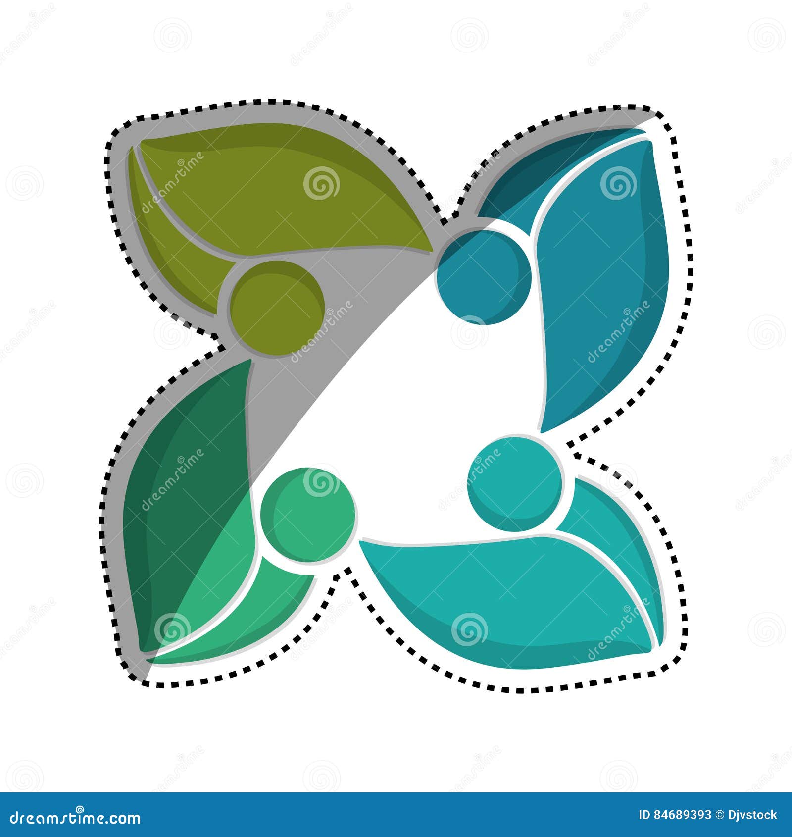 Abstract people symbol stock illustration. Illustration of graphic ...