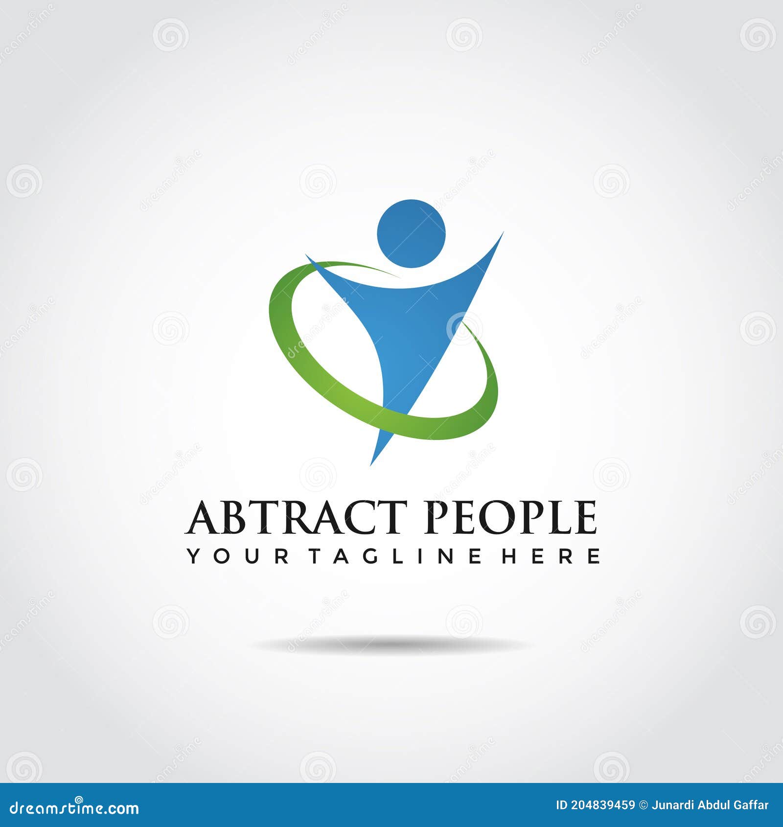 Abstract People Template Logo Design. Vector Illustrator Eps. 10 Stock ...