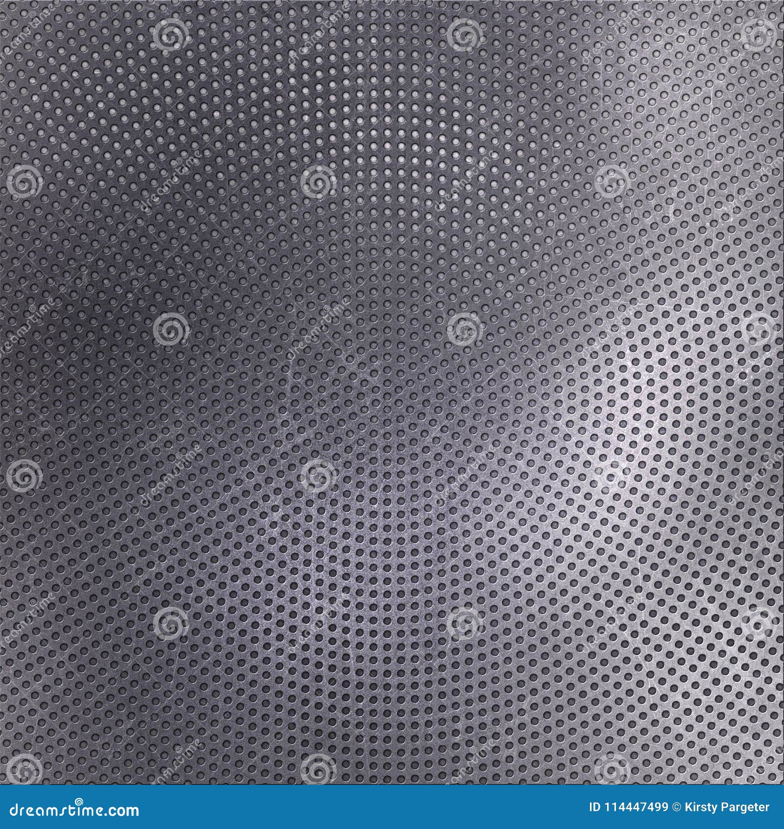 Perforated Metal Background Stock Illustration - Illustration of dented ...