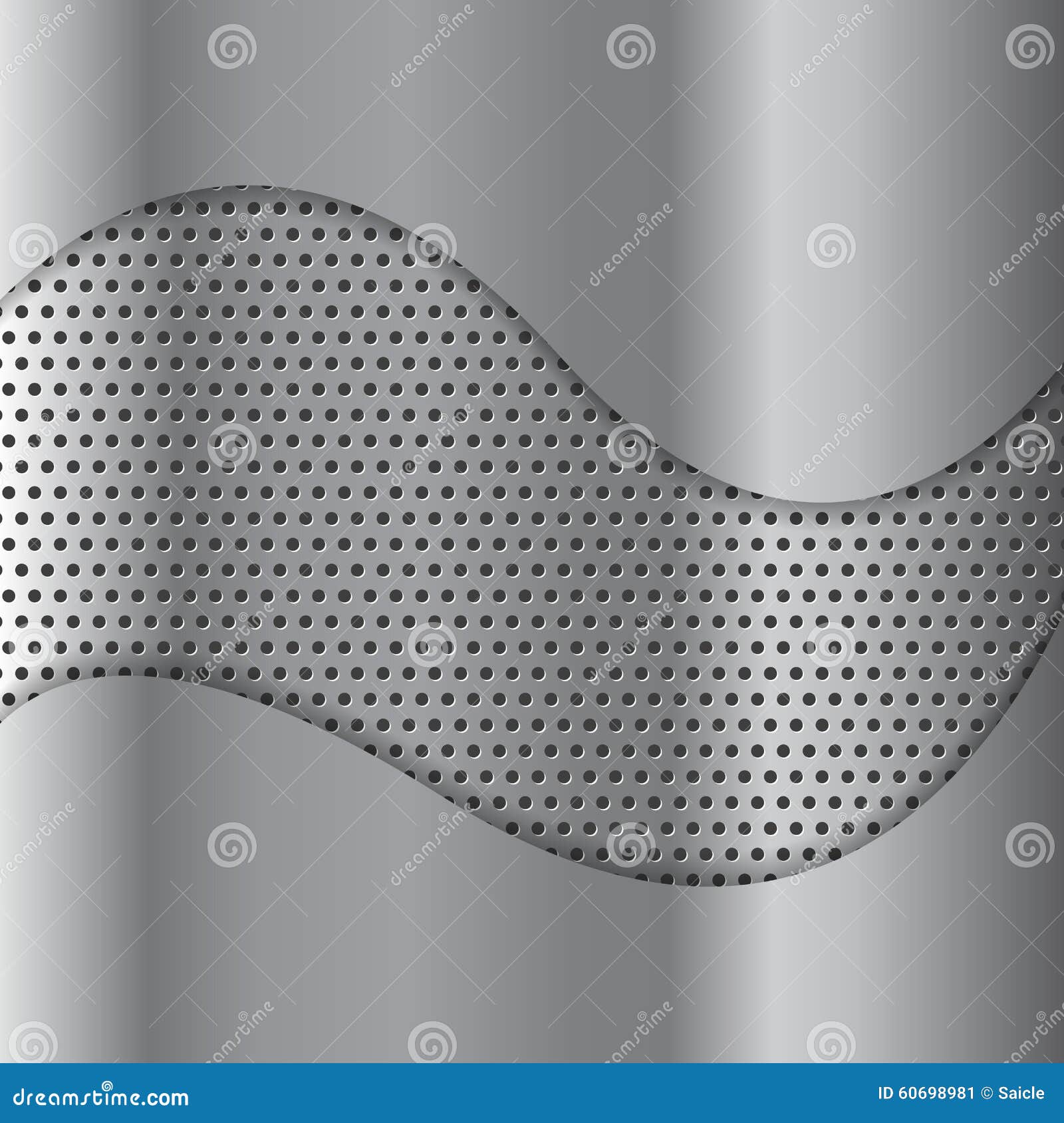 Abstract Perforated Metal Texture Stock Illustration - Illustration of ...
