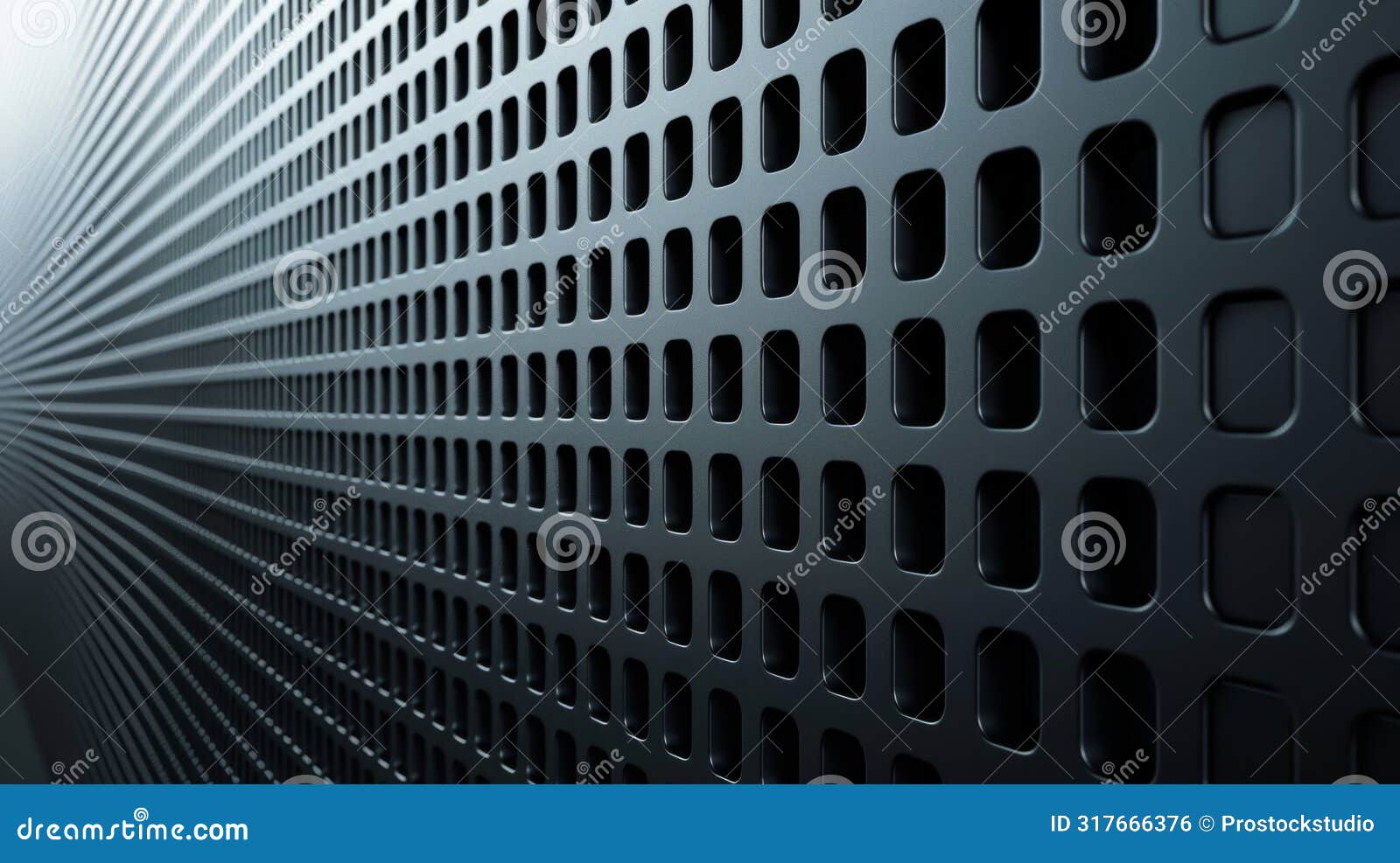Abstract Perforated Metal Texture With Gradient Lighting Stock Photo ...