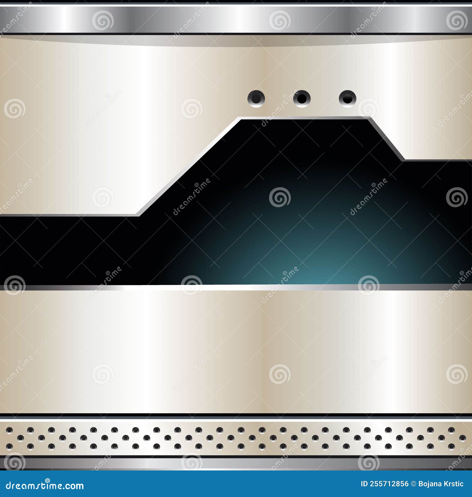 Perforated Silver Pattern Royalty-Free Stock Photography ...