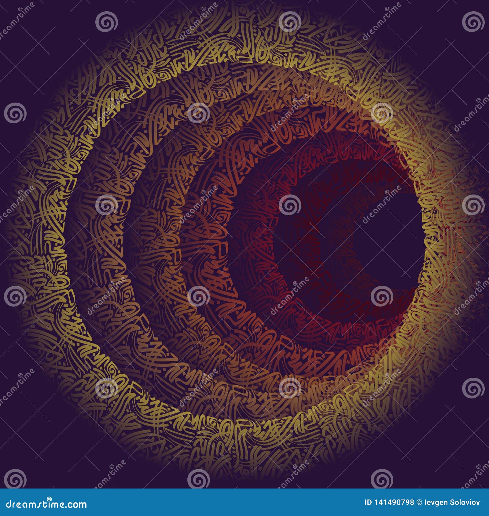 Abstract Persian Calligraphy Background Stock Vector - Illustration of ...