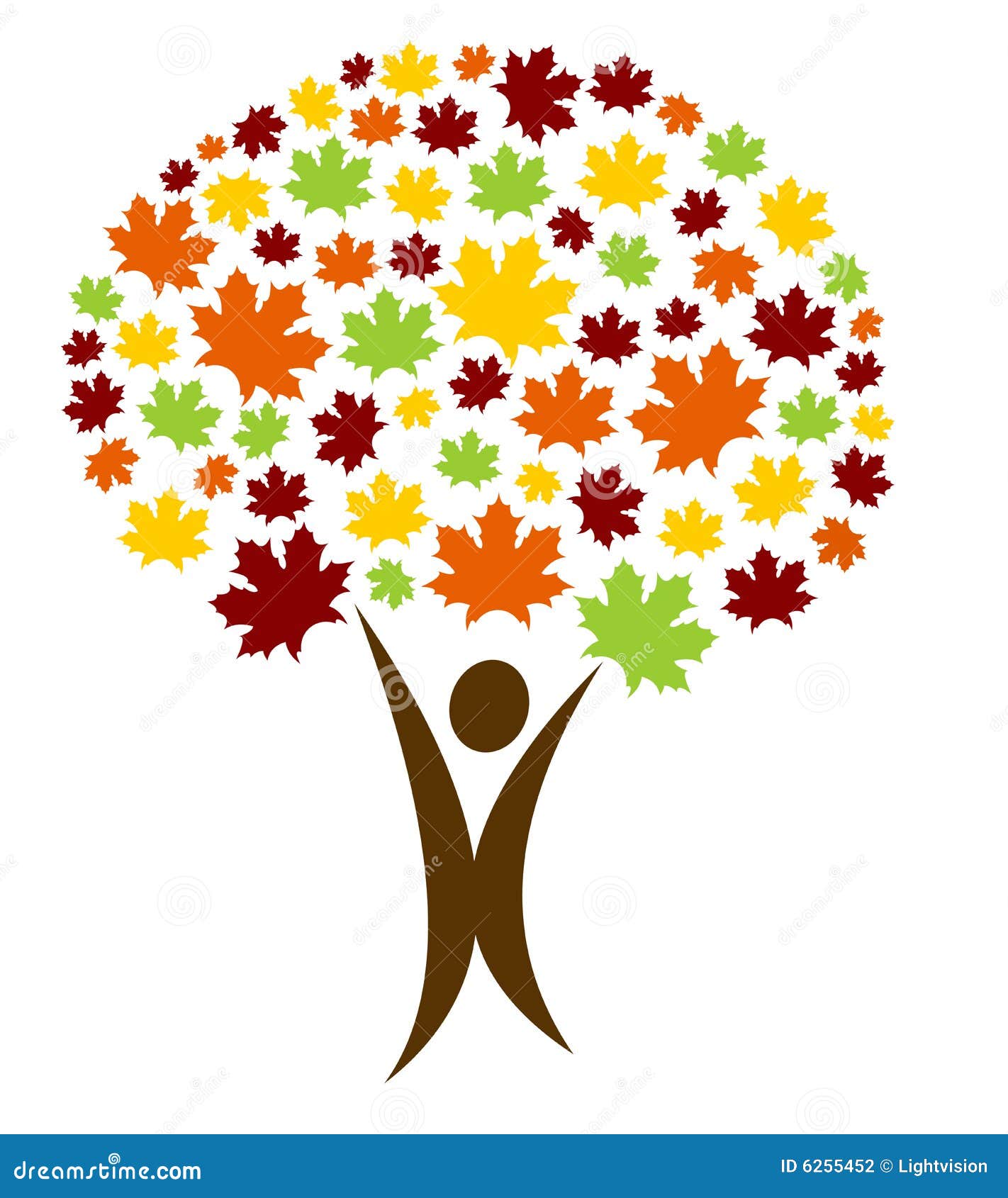 Person As Tree And Circle Logo, Person As Tree And Circle, Person As ...