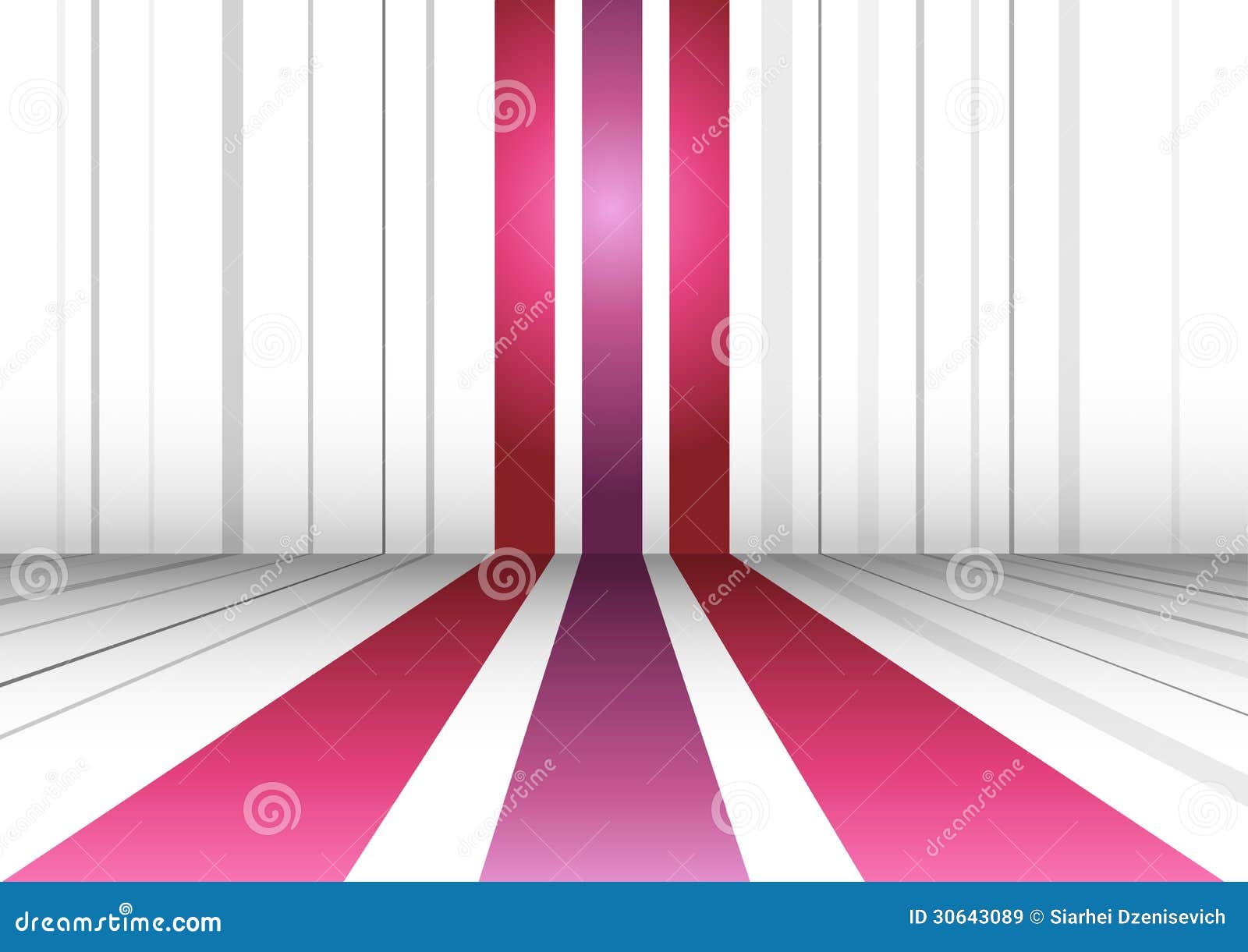 Abstract Perspective Background with Three Lines Stock Vector ...
