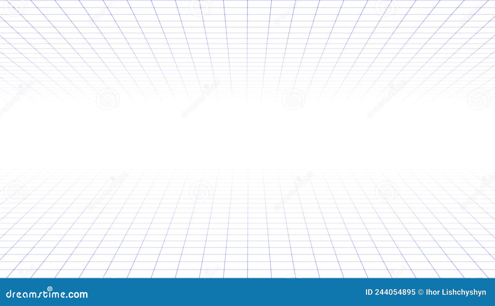 Abstract Perspective Black Grid. Wireframe Landscape. Vector ...