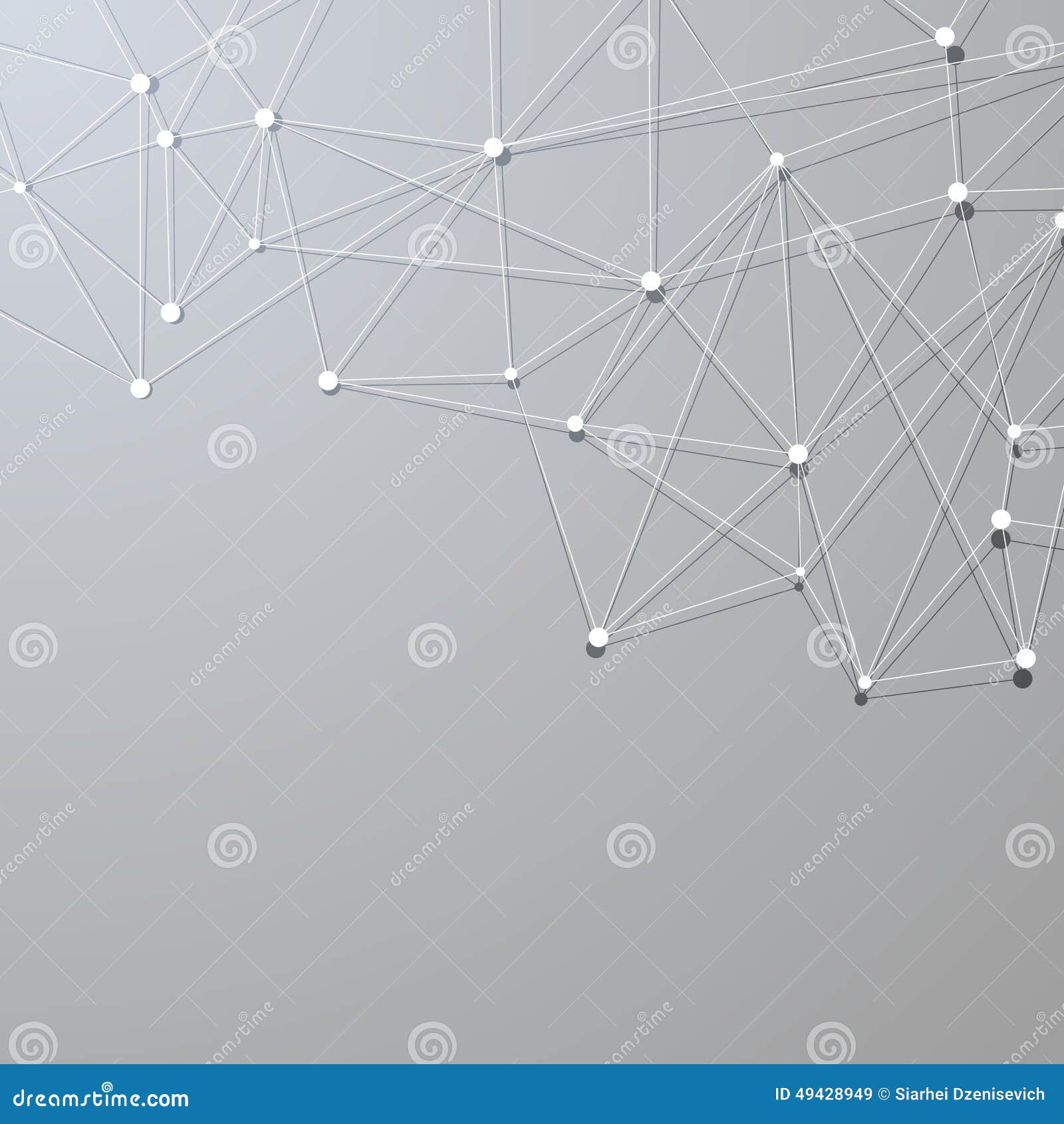 Abstract Perspective Molecular Structure Background Stock Vector ...