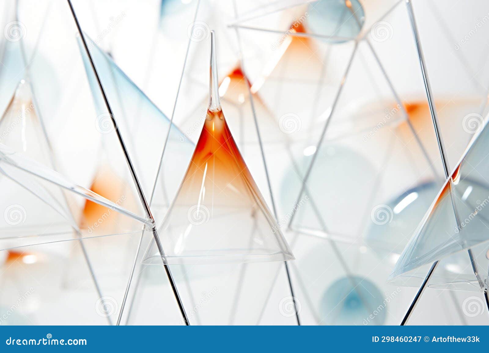 Abstract Perspectives: Exploring Geometry and Transparency Stock ...